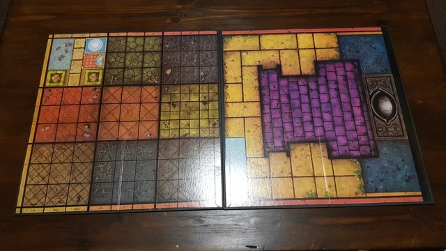 BOARD GAME WADDINGTONS Dark World Floor Plan DUNGEON Room Tile ...