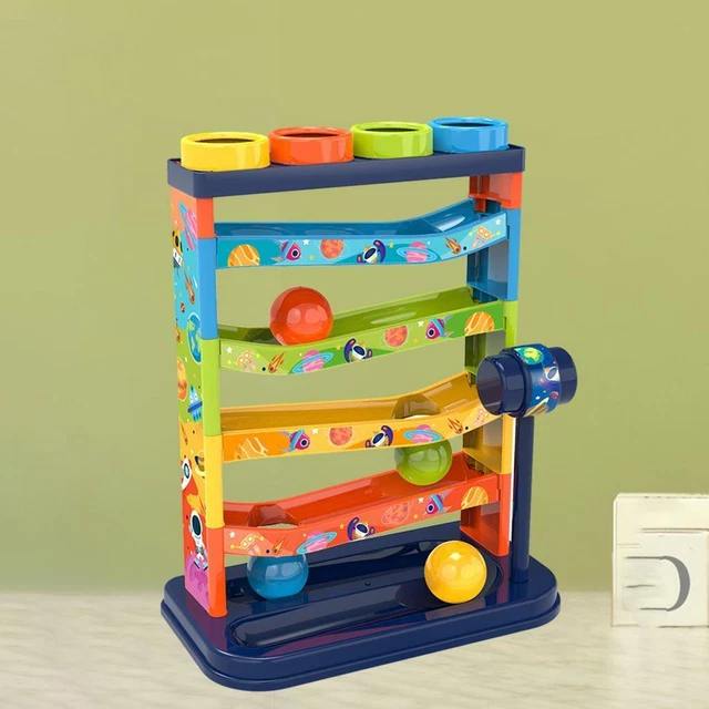 BALL RAMP RACER with 4 Mini Balls Educational Toys for Toddlers Great ...