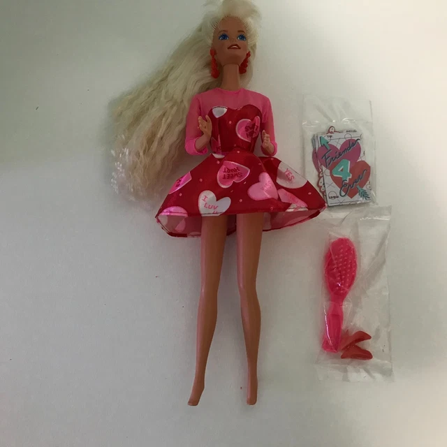 BARBIE SWEET heart I luv you . And Barbie Hearts on dress 1976 £11.28 ...