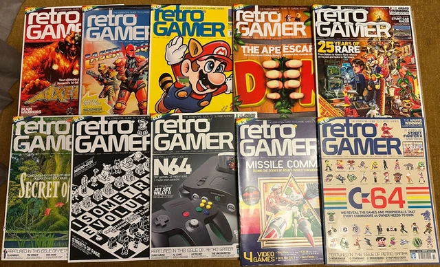 RETRO GAMER MAGAZINE bundle - 10 Issues £26.00 - PicClick UK