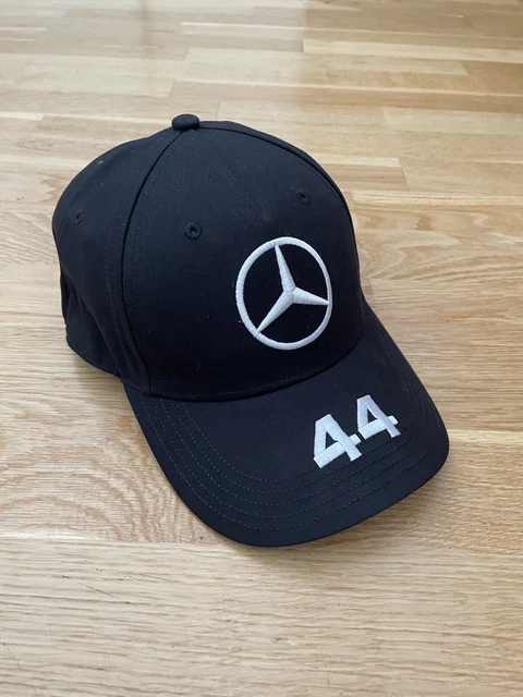 GENUINE MERCEDES F1 Formula 1 Cap Lewis Hamilton Black 44 Cap - Great ...
