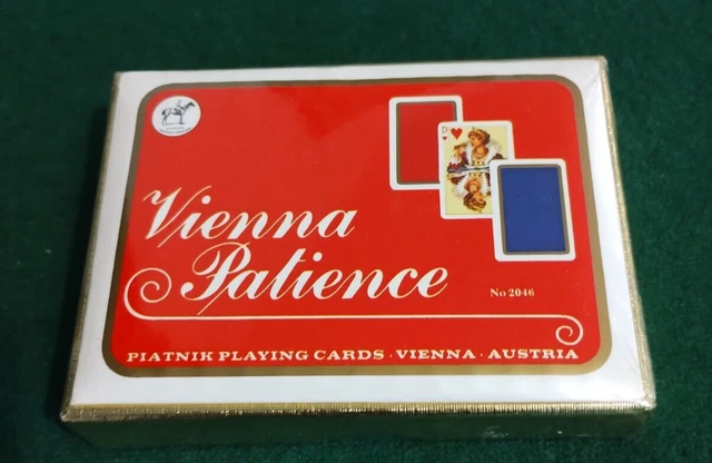 VIENNA PATIENCE NO. 2046 - Piatnik playing cards - Vienna Austria ...