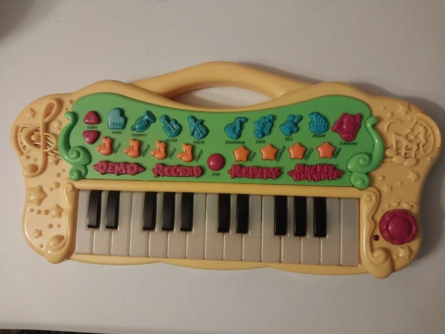 VINTAGE PIANO MUSICAL Kids Toy Learning Keyboard 2003 Redbox Toddler ...