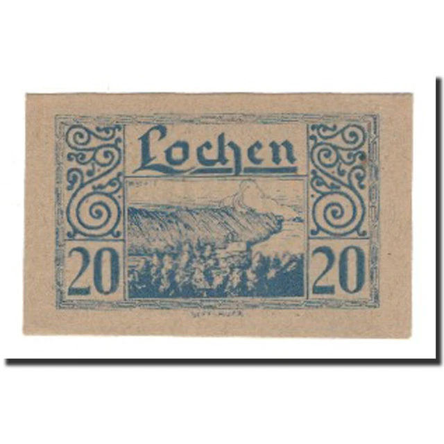 [#663752] BILLETE, AUSTRIA, Lochen, 20 Heller, valeur faciale 1, 1920 ...