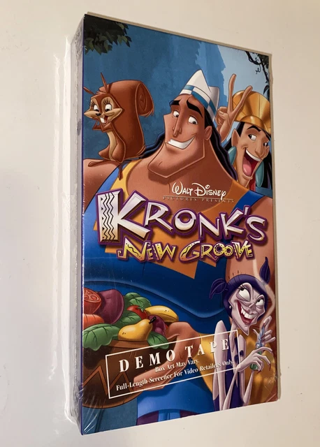 WALT DISNEY KRONK’S New Groove VHS SEALED Demo Tape £208.63 - PicClick UK