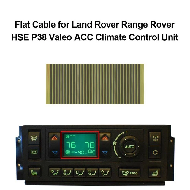 DIRECT FIT RIBBON Cable for Range Rover HSE P38 AC Heater Climate ...