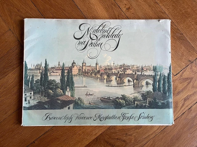 PRAG 10 FARBIGE Radierungen von Vincence Morstadta und Josefa Sembery ...