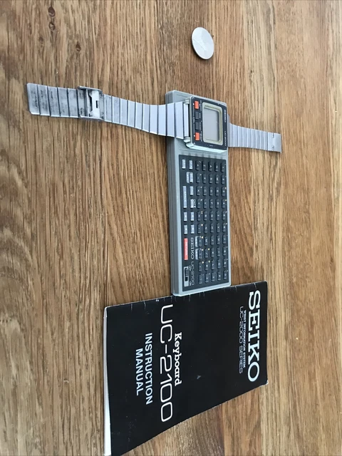 VINTAGE SEIKO DIGITAL Watch - Computer Watch 1980s - UW01-0010 UC2000 ...