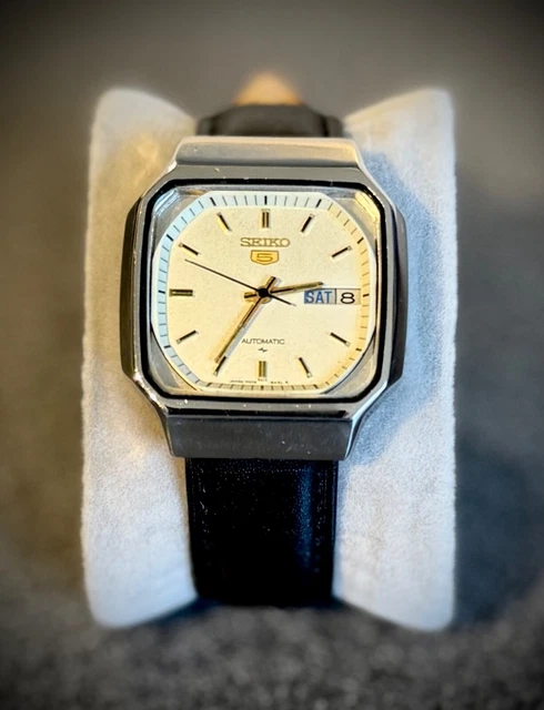 MENS SEIKO 5 Vintage automatic TV dial 1970s watch £40.03 - PicClick UK