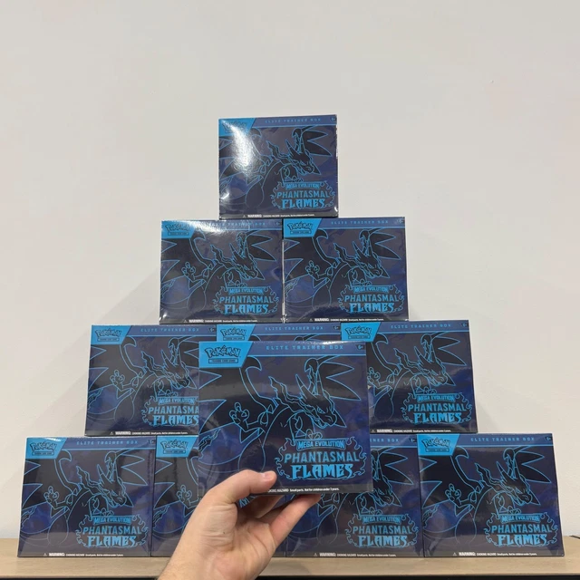 POKÉMON TCG PHANTASMAL Flames ETB Elite Trainer Box ETB FACTORY SEALED ...