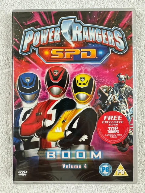 POWER RANGERS SPACE Patrol Delta S.P.D. - Boom - Volume 4 - DVD - PAL ...