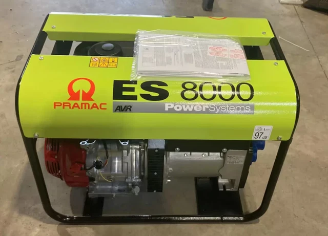 PRAMAC NOTSTROMAGGREGAT STROMERZEUGER Generator ES 8000 Benzin TH EUR 1.200,00 - PicClick DE