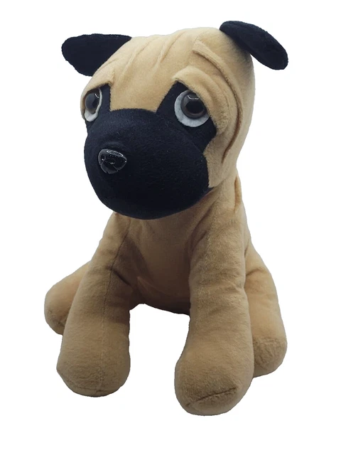 KING CUDDLY PUG Sitting Pug Dog 11"Plush Cuddly Soft Toy Pug Puggy Dog Teddy £9.89 - PicClick UK