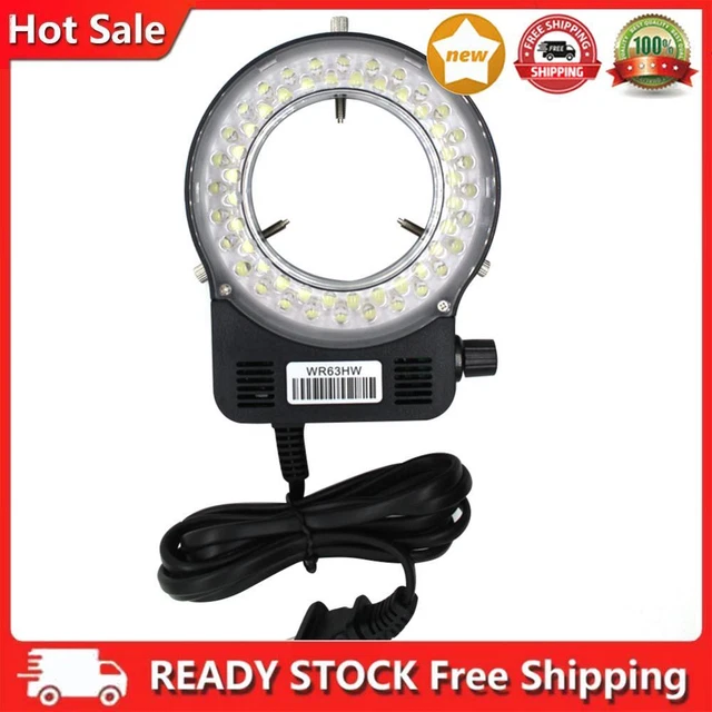 35000LM ADJUSTABLE MICROSCOPE Ring LED Light Illuminator Lamp for ...