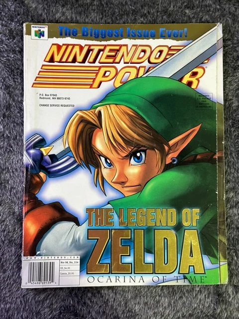 NINTENDO POWER MAGAZINE 114 Nov. 1998 Zelda Ocarina of Time + Inserts £ ...