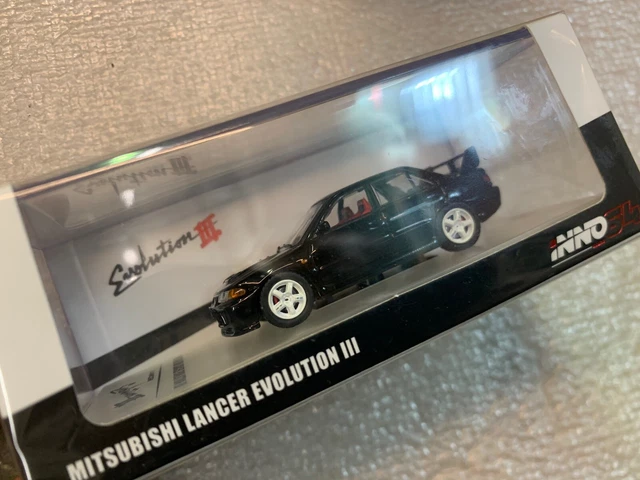 RARE INNO64 MITSUBISHI Lancer Evolution EVO III 3 Noir 1/64 EUR 110,33 - PicClick FR