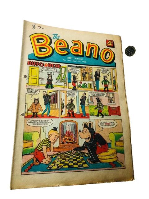 COMIC THE BEANO November 1968 Biffo the Bear Vintage ra £19.89 ...