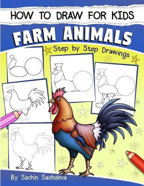 HOW TO DRAW for Kids: Farm Animals (An Easy STEP-BY-STEP guide to ...