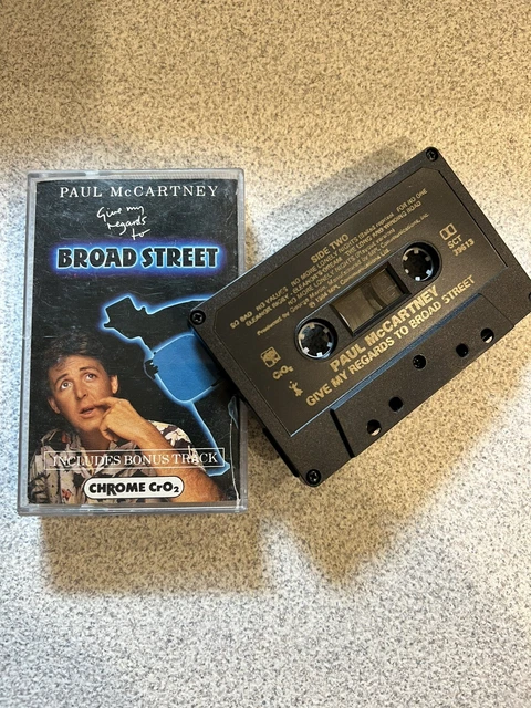 PAUL MCCARTNEY ~ Give my Regards to Broad Street (Cassette Tape, 1984 ...