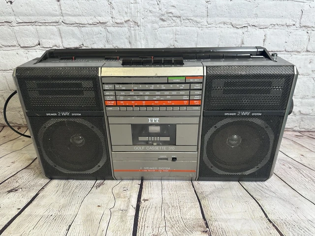 ITT GOLF CASSETTE 310 Radio Cassette Boombox Retro - See Description £ ...