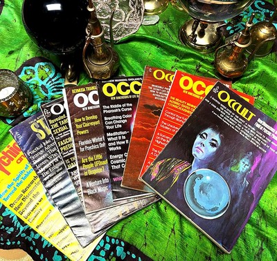 1970'S OCCULT MAGAZINE LOT Sybil Leek Aleister Crowley Witchcraft ...