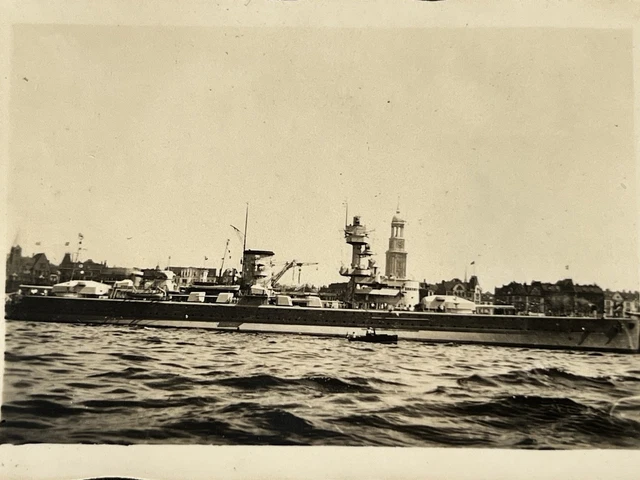 ORIG. FOTO PANZERSCHIFF Deutschland - Lützow, Schiff, 2.WK EUR 9,99 ...