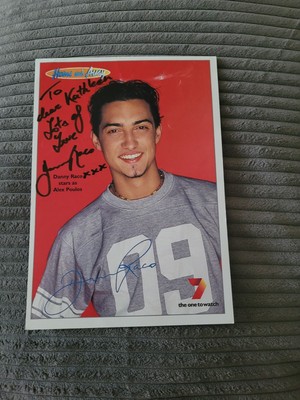 HOME AND AWAY Danny Raco as Alex poulos Signed Cast Card Autograph EUR ...