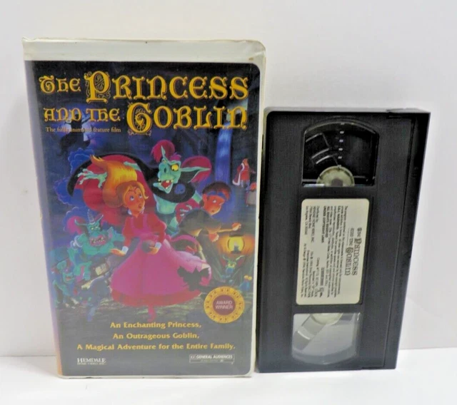 THE PRINCESS AND the Goblin (VHS Clamshell, 1994 Hemdale Home Video ...