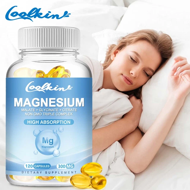 TRIPLE MAGNESIUM COMPLEX -Magnesium Glycinate - Stress Relief Support ...