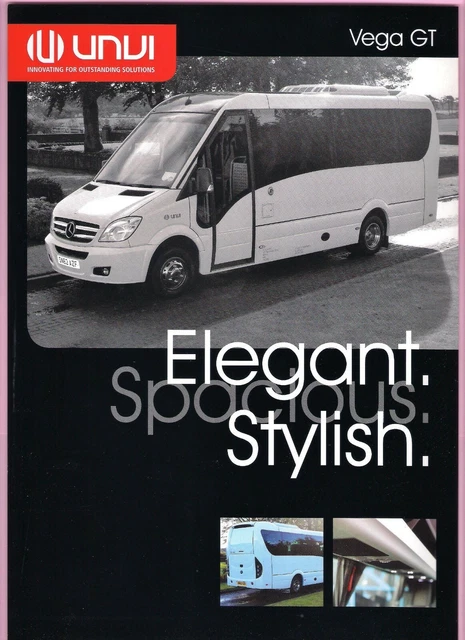SPECIFICATION SHEET ~ UNVI - Vega GT - Mercedes Benz Sprinter Chassis ... SPECIFICATION SHEET ~ UNVI - Vega GT - Mercedes Benz Sprinter Chassis ...