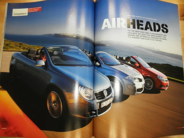 WHEELS 2007 HSV WM Grange VE GTS v FPV F6 Typhoon VE SS Commodore Ute ...