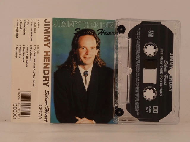JIMMY HENDRY SILVER HEART (80) 12 Track Audio Cassette ICEBREAKER £3.45 ...