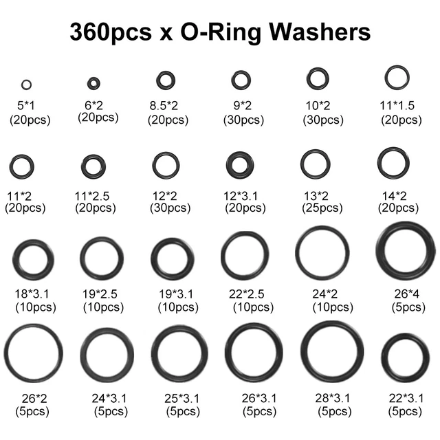 KITCHEN TAP SPACERS Washers Seals Plumber Insulating O Ring Gasket Kit ...