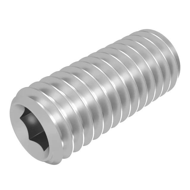 PERNO FILETTATO SECCARO con punta conica M8 x 20 mm acciaio inox V2A VA A2 D EUR 16,90 - PicClick IT