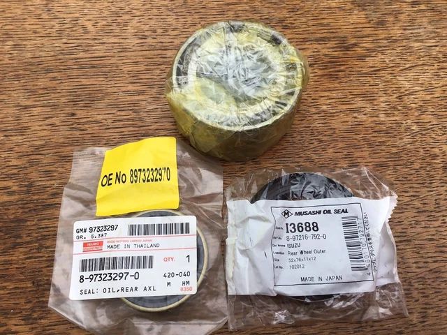 ISUZU RODEO REAR Wheel Bearing Kit, 07 Tfs86, 2.5, May Fit Dmax Etc £25 ...