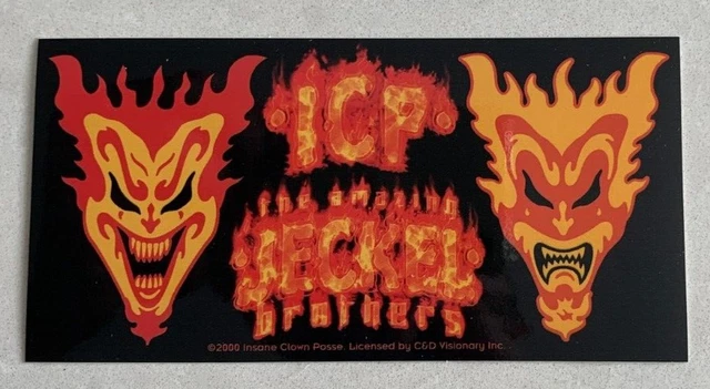 INSANE CLOWN POSSE The Amazing Jeckel Brothers Sticker NEW OFFICIAL ICP ...
