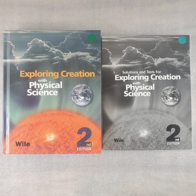 EXPLORING CREATION WITH Physical Science 2nd Edition Textbook w/ Tests ...