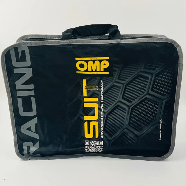 OMP RACING MOTORSPORT Suit Carry Bag-Storage bag-Black/yellow £10.00 - PicClick UK