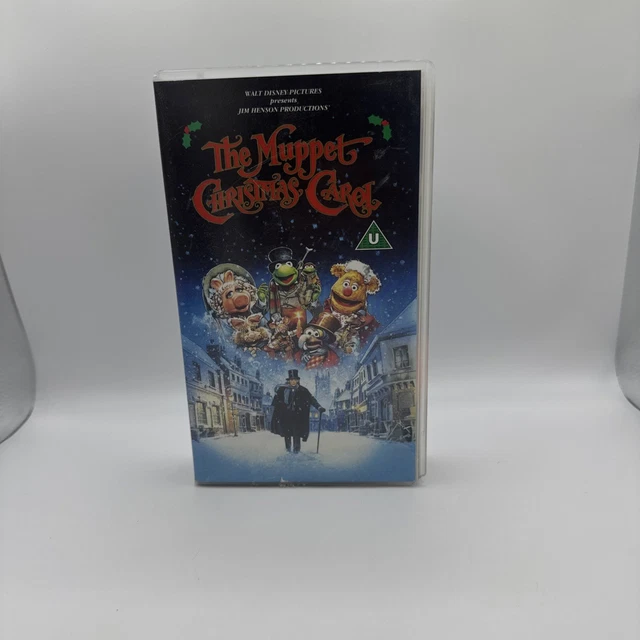 THE MUPPET CHRISTMAS Carol VHS 1993 Jim Henson Walt Disney Pictures VTG ...