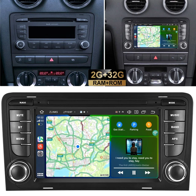 2+32G ANDROID 12 Auto Carplay Autoradio Per Audi A3 S3 RS3 8P 2003-2013 GPS WIFI EUR 159,99 ...