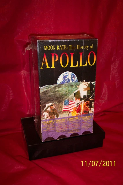 MOON RACE: THE History of Apollo (VHS, 1998, 4-Tape Set) $24.99 ...