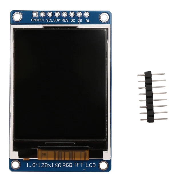1.8 INCH LCD Display Module Full Color 128x160 RGB SPI TFT LCD ...
