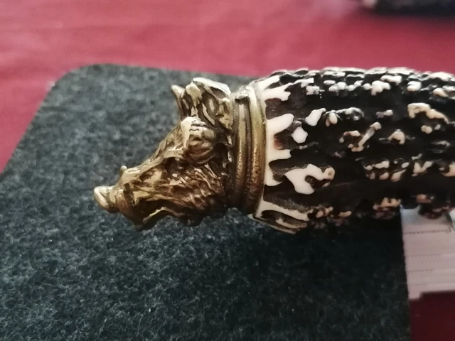 HUBERTUS JAGDMESSER TRACHTENMESSER Nicker Sammler Solingen alt ...