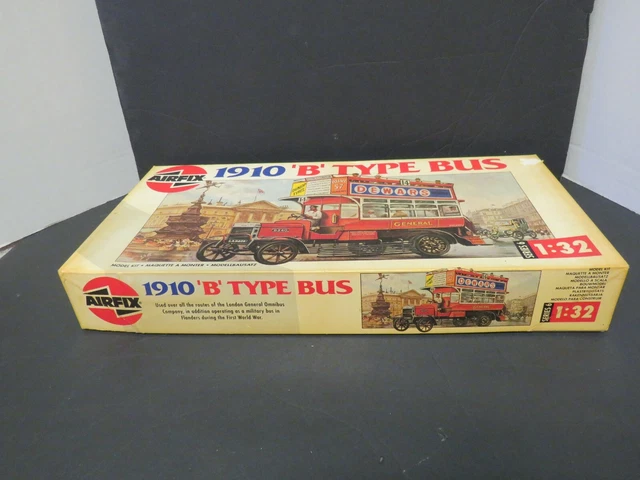 VINTAGE AIRFIX 06443 1910 'B' Type Bus Model Kit $50.00 - PicClick CA
