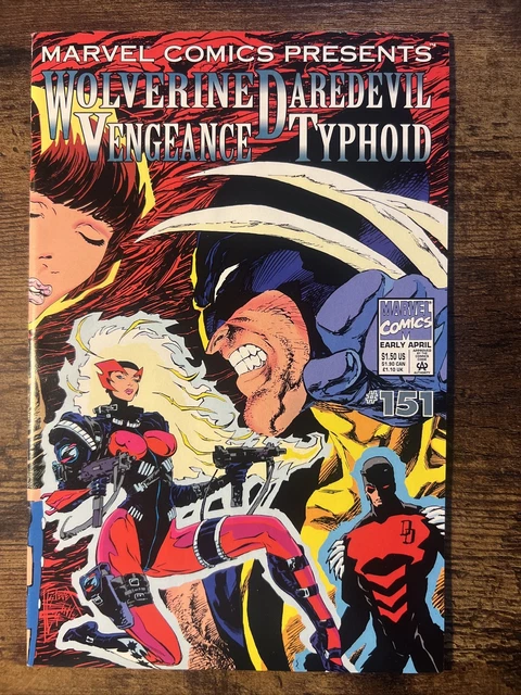 MARVEL COMICS PRESENTS Wolverine Daredevil Vengeance Typhoid #151 1994 ...