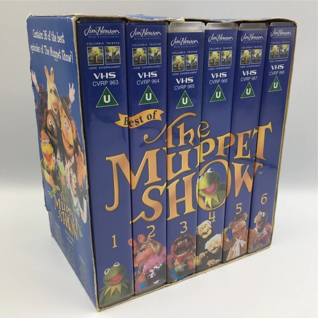 BEST OF THE Muppet Show • Vol 1-6 Box Set • 6 x VHS Tapes (4 x Sealed ...