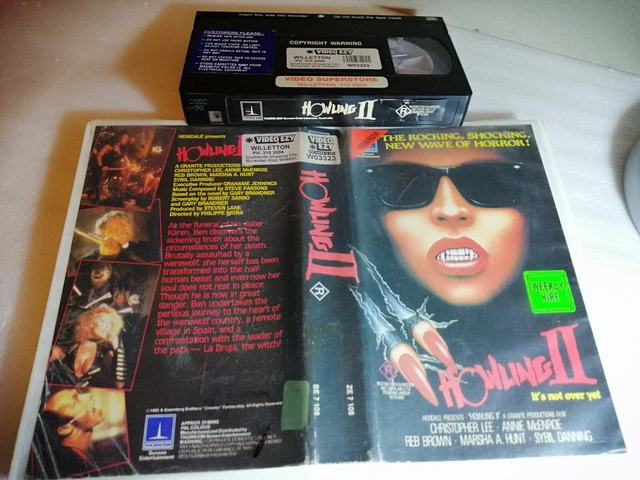 HOWLING 2 - Its Not Over Yet - Rare Australian THORN/EMI 1st Vhs Issue ... HOWLING 2 - Its Not Over Yet - Rare Australian THORN/EMI 1st Vhs Issue ...