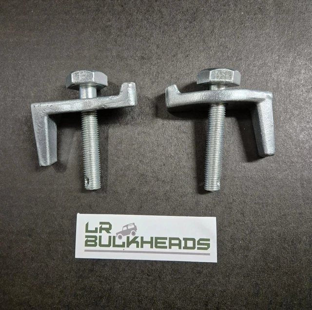 LAND ROVER SERIES 1/2/2a/3 Bonnet Spare wheel Bolt 345779 x2 & Clamp ...