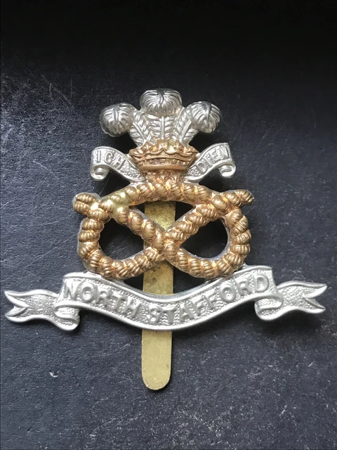 NORTH STAFFORDSHIRE REGIMENT British Army Cap Badge Airborne Arnhem £14 ...