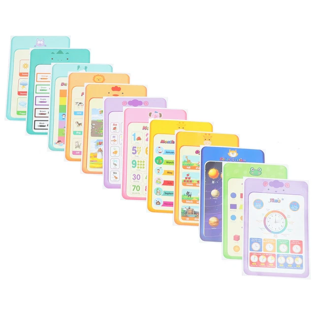 WALL CHARTS FOR Toddlers Kids Learning Poster Preschool Posters Flip £ ...